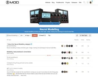 AIDA-X - MOD Audio website