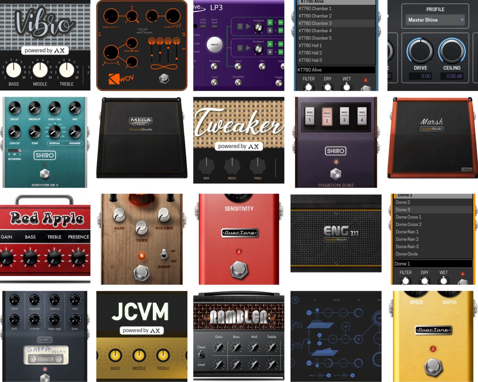 Commercial Plugins - MOD Audio website